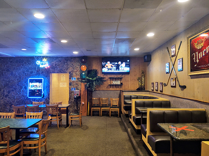 Where wood paneling meets cozy booths, and strangers become friends over plates of food that remind you of the best version of home.