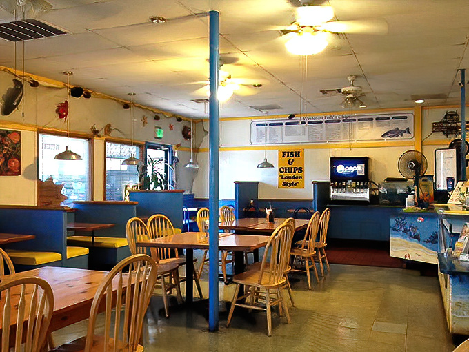 More proof that the best restaurants focus on food quality over fancy interior design schemes.