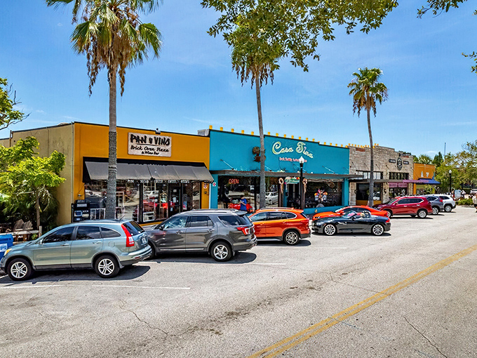 Storefronts painted in colors that would make a box of tropical popsicles jealous&mdash;shopping becomes an exercise in restraint for your wallet.