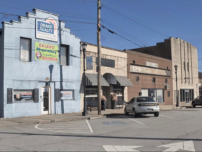 Downtown Austell's colorful facades and independent businesses remind us that character can't be manufactured in corporate boardrooms.