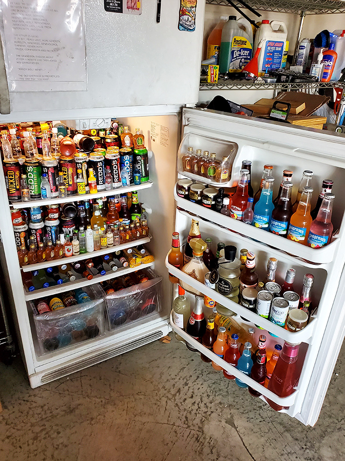 The drink selection might remind you of your grandparents' refrigerator&mdash;in the best possible way. Sometimes nostalgia comes in a bottle.