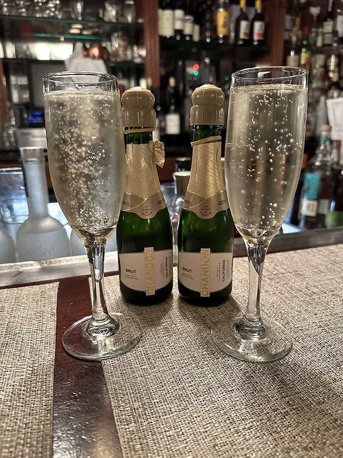 Nothing says "celebration" quite like champagne in elegant flutes, standing at attention like tiny soldiers guarding your special occasion.