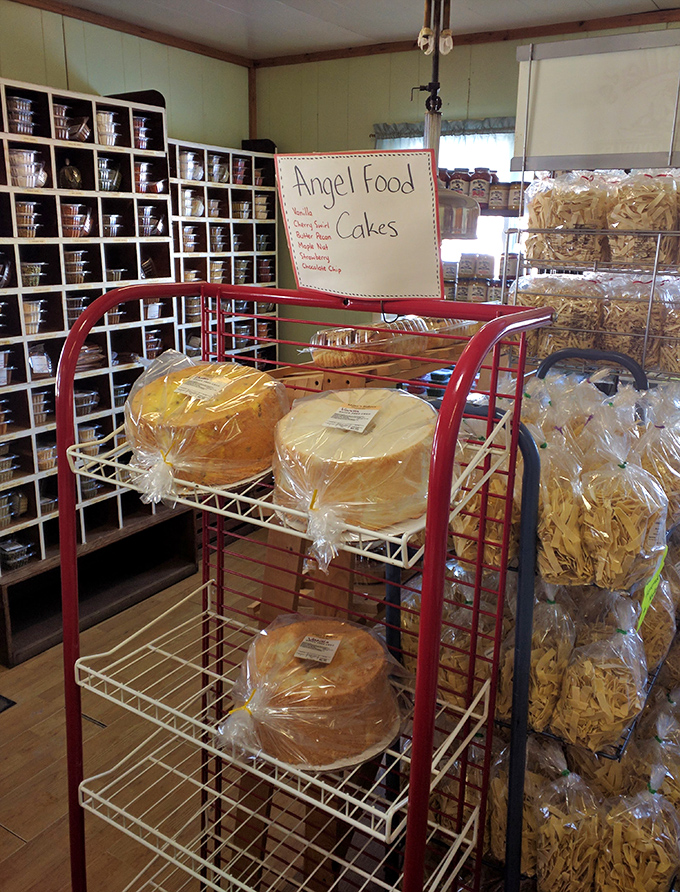 Angel food cakes so light and fluffy they practically float off the display case shelves.
