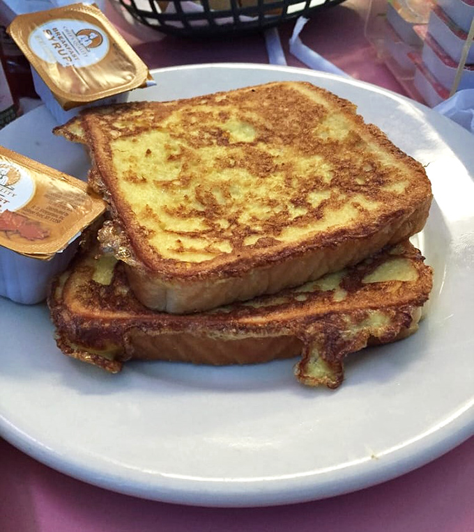 French toast that's achieved that mythical balance&mdash;crispy edges, custardy center, and enough structural integrity to support a proper maple syrup dousing.