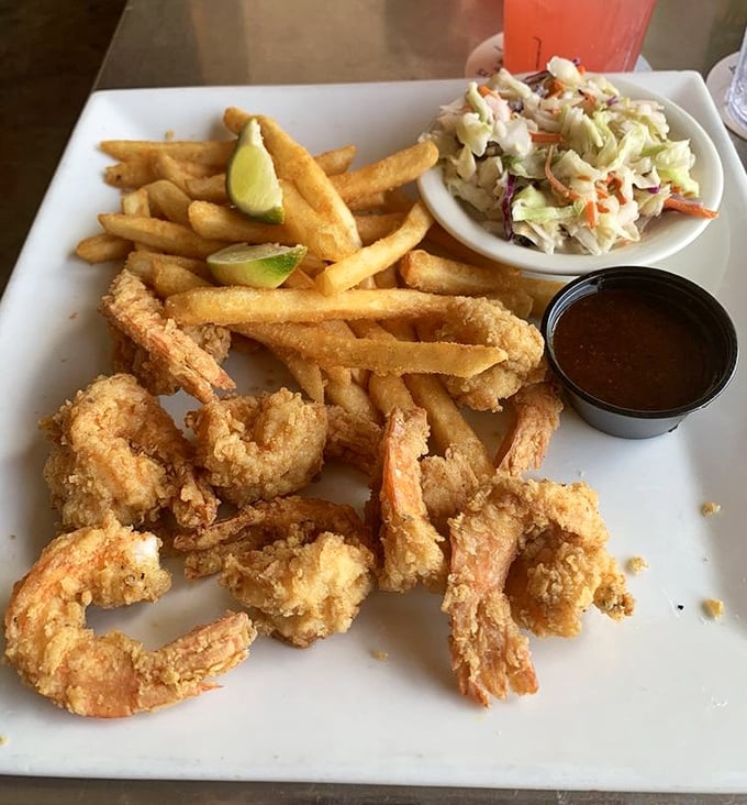 Golden fried shrimp that proves sometimes the classics become classics for all the right reasons.