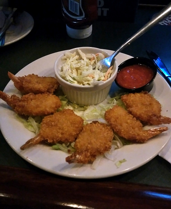 Golden-fried shrimp that snap between your teeth with that perfect crunch before revealing their sweet, tender interior.