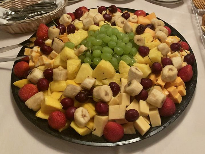 A fruit platter that proves sometimes the simplest pleasures &ndash; fresh, colorful, and artfully arranged &ndash; are the perfect finale to a magnificent meal.