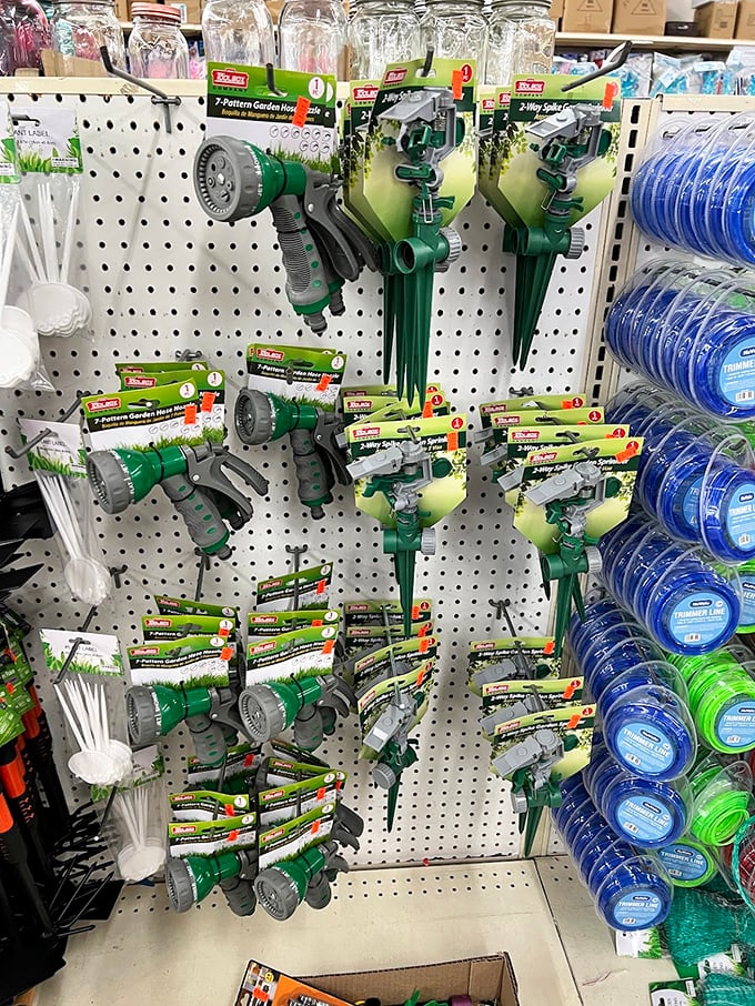 Garden tool nirvana! Everything you need to pretend you have a green thumb, without the investment of a second mortgage.