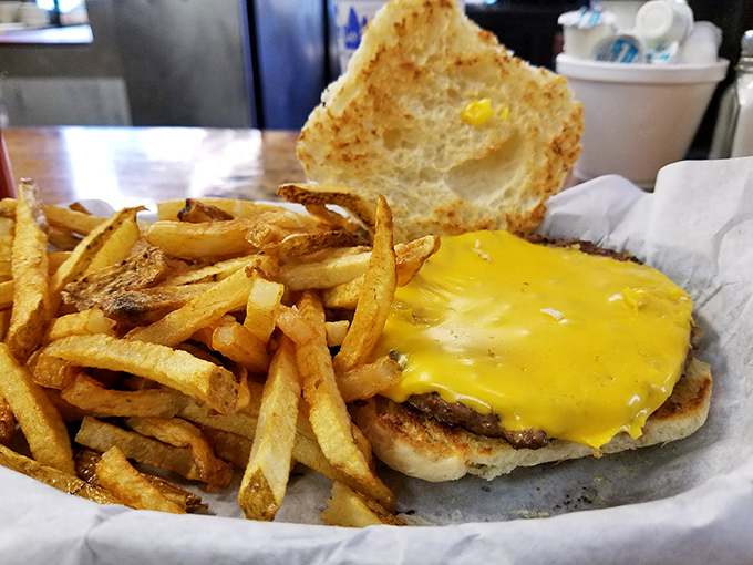 Grilled cheese and fries: proof that simple pleasures often make the happiest meals.