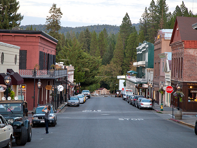 Streets designed for strolling, not scrolling. Nevada City's historic district invites you to slow down and remember what window shopping was like before Amazon.