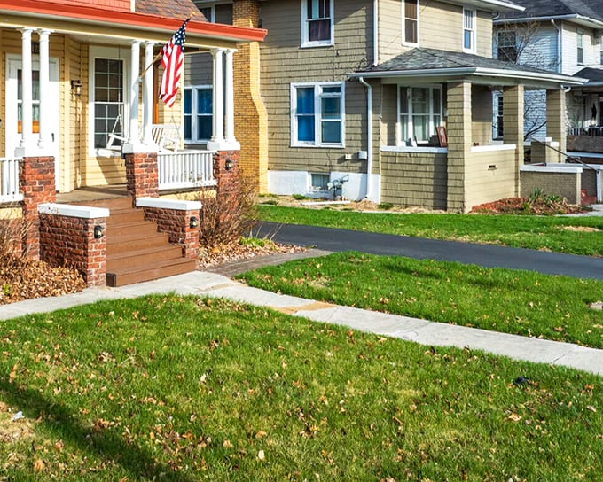 Front porches with American flags aren't just architectural features in Galesburg&mdash;they're community gathering spots where neighbors become friends without increasing your property taxes.
