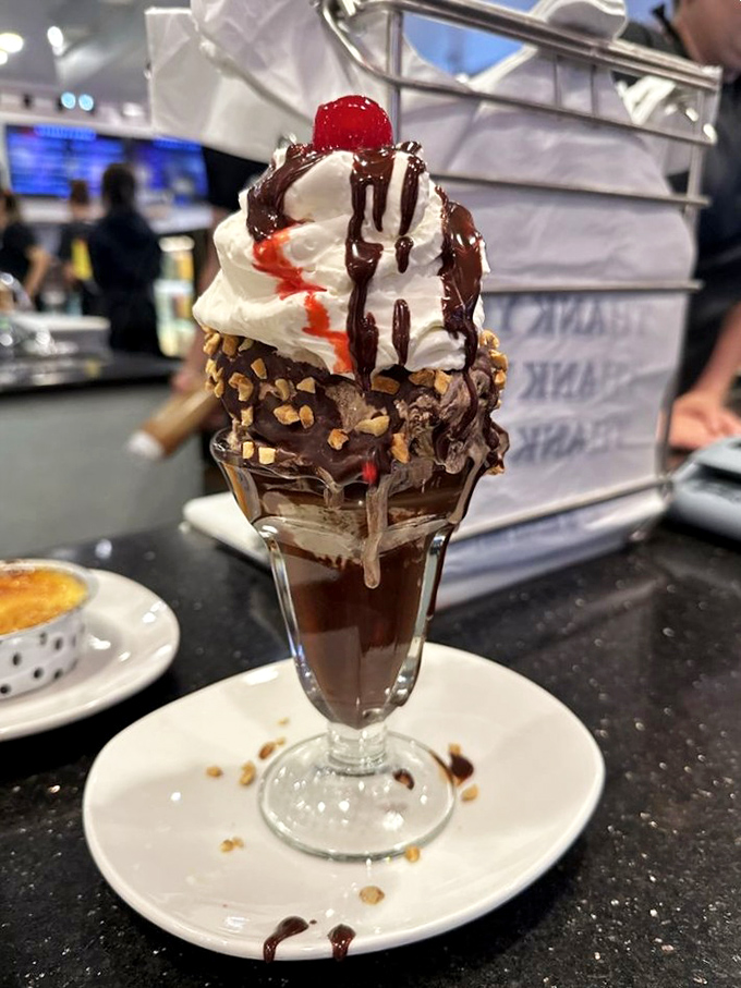 This hot fudge sundae isn't just dessert&mdash;it's performance art with a cherry on top that deserves its own standing ovation.