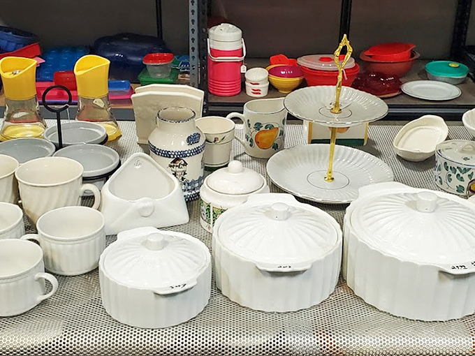 White ceramic wonderland! These dishes have stories to tell&mdash;from holiday feasts to Sunday dinners&mdash;now waiting for new tables to grace.