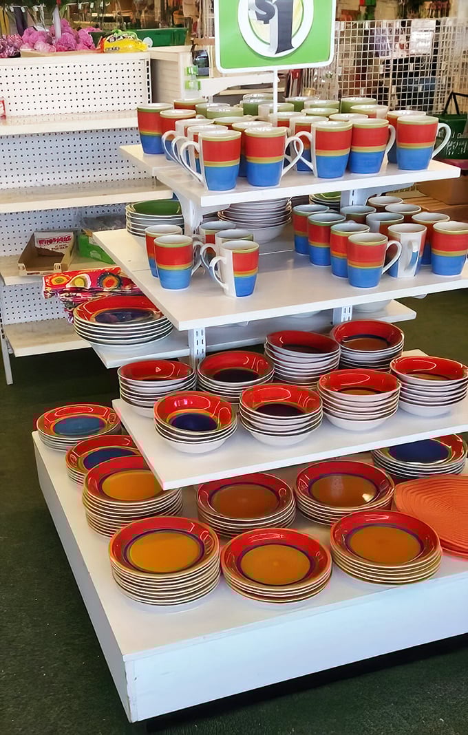 Ceramic rainbows for your morning coffee ritual. These mugs prove style doesn't always come with a designer price tag.