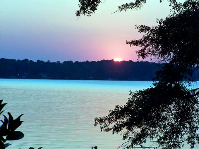 Lake Blackshear's sunset transforms ordinary water into liquid gold, proving Georgia knows how to paint the sky better than any artist.