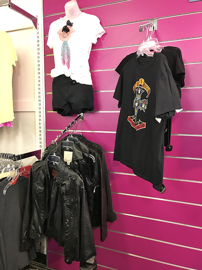 Rock star vibes without rock star prices &ndash; a leather jacket that's ready for its second act in someone else's style story.