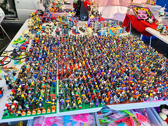 Not just toys, but a miniature civilization waiting to be built. This LEGO collection could keep grandkids entertained until college.
