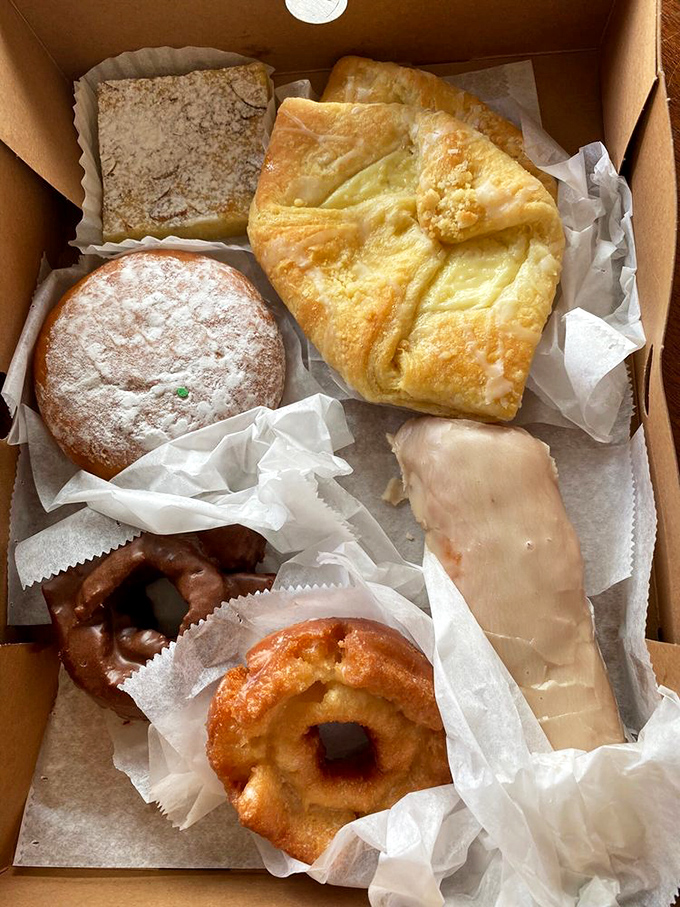 Pastry architecture that would make Frank Lloyd Wright weep with joy. Form, function, and flavor in perfect harmony. 