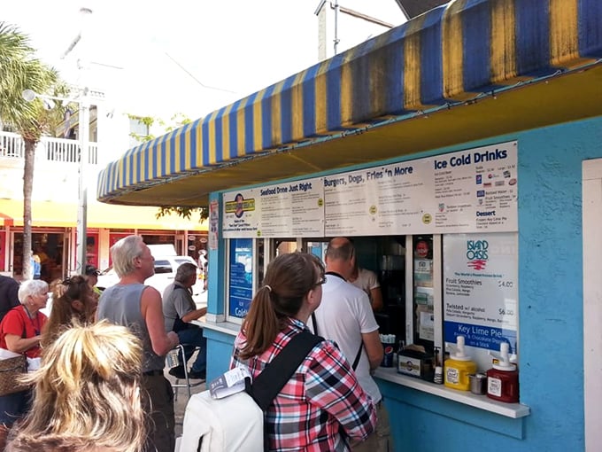 When locals line up like this, you know you've found the real deal, not just another tourist trap.