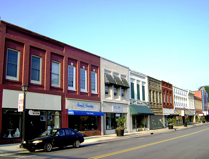 A stroll down Main Street reveals the secret to Elkin's charm&mdash;it's not trying to be anything but itself, a refreshing quality in today's world.