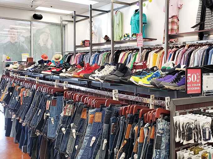 Denim democracy in action &ndash; jeans for every body type, style preference, and fashion era, all democratically priced for the 99 percent.