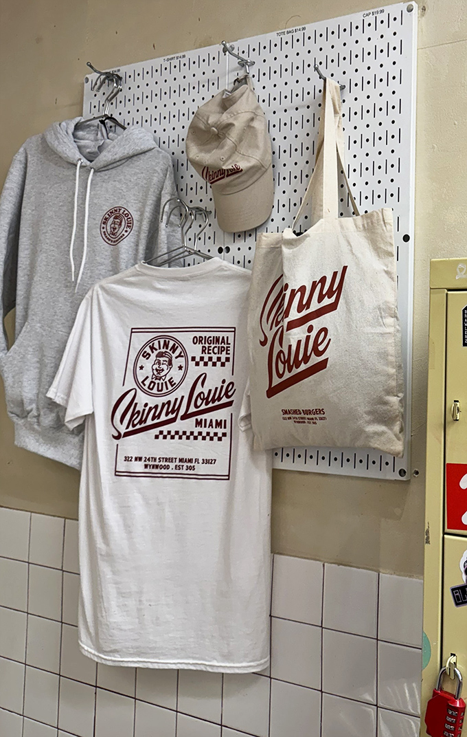 When the merch is as clean and appealing as the restaurant itself, you know someone's paying attention to every detail.