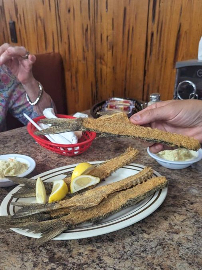 Fried mullet backbone might look intimidating to newcomers, but locals know it's Florida's answer to potato chips&mdash;only infinitely more flavorful and conversation-starting.