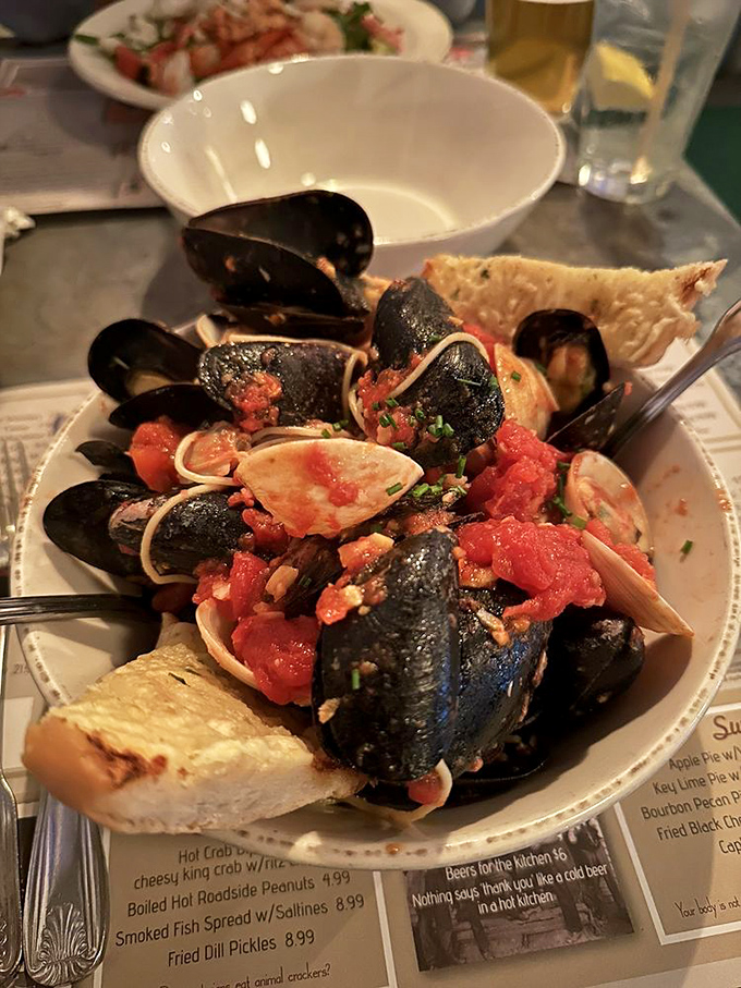 A Bloody Mary shot with an oyster chaser—breakfast of champions or the world's most perfect appetizer? Why not both?