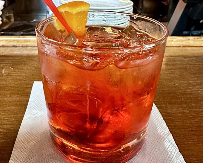 This Negroni isn't just a cocktail&mdash;it's liquid amber that makes you understand why Italians take their aperitivo hour so seriously.
