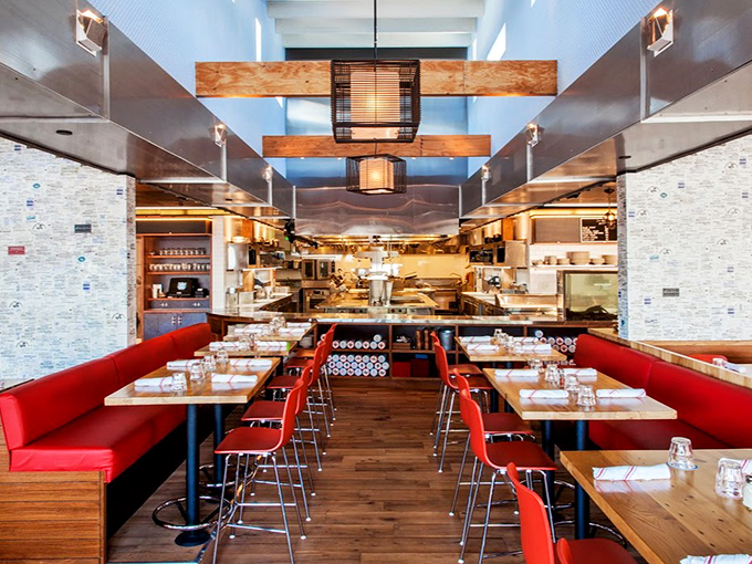Red banquettes and an open kitchen create the perfect theater for seafood drama&mdash;casual enough for lunch, special enough for celebrations.