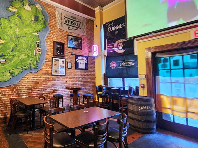 Celtic charm meets Florida hospitality in this corner of the pub, where Jameson barrels and Irish flags remind you where your taste buds are traveling.