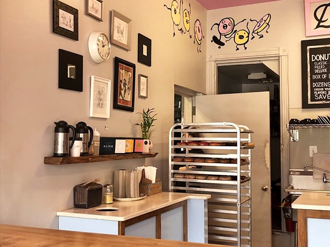 Every corner of this pink paradise tells the same story: resistance is futile, happiness is glazed.