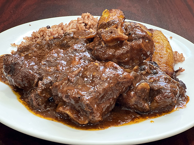 Oxtail stew that's worth the wait. Hours of slow-cooking transformed this humble cut into something that belongs in the comfort food hall of fame.