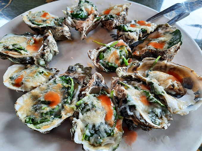 Oysters Rockefeller transforms humble mollusks into sophisticated bites worthy of any special celebration or occasion.