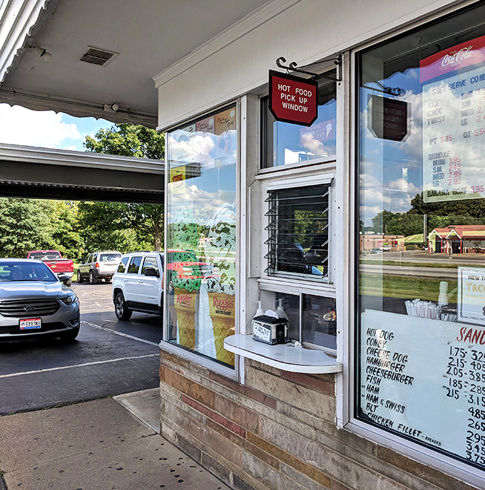 Where culinary magic happens&mdash;this pickup window has witnessed more joy than most therapists' offices.