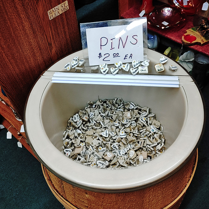 "Heart-shaped messages for two bucks each"&mdash;this toilet bowl of tiny sentiments might contain the perfect words you never knew you needed.