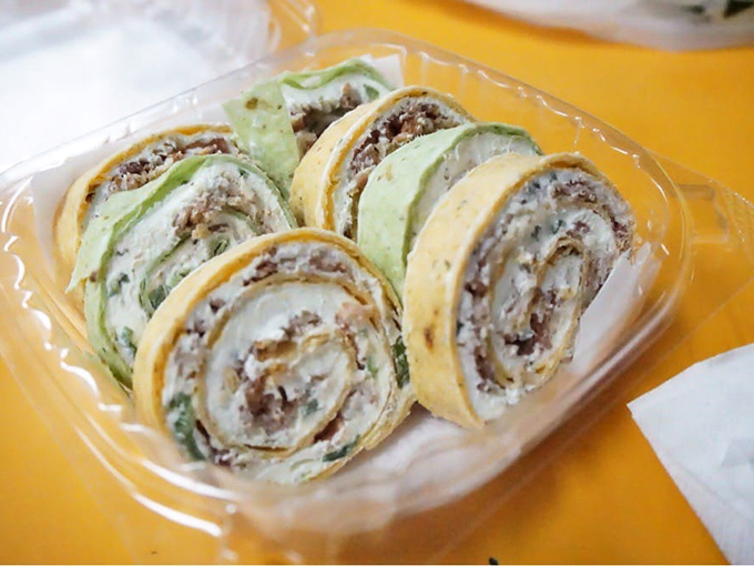 These pinwheel sandwiches prove Czech Stop isn't just about sweets &ndash; their savory game is equally impressive, with layers that tell a delicious story.