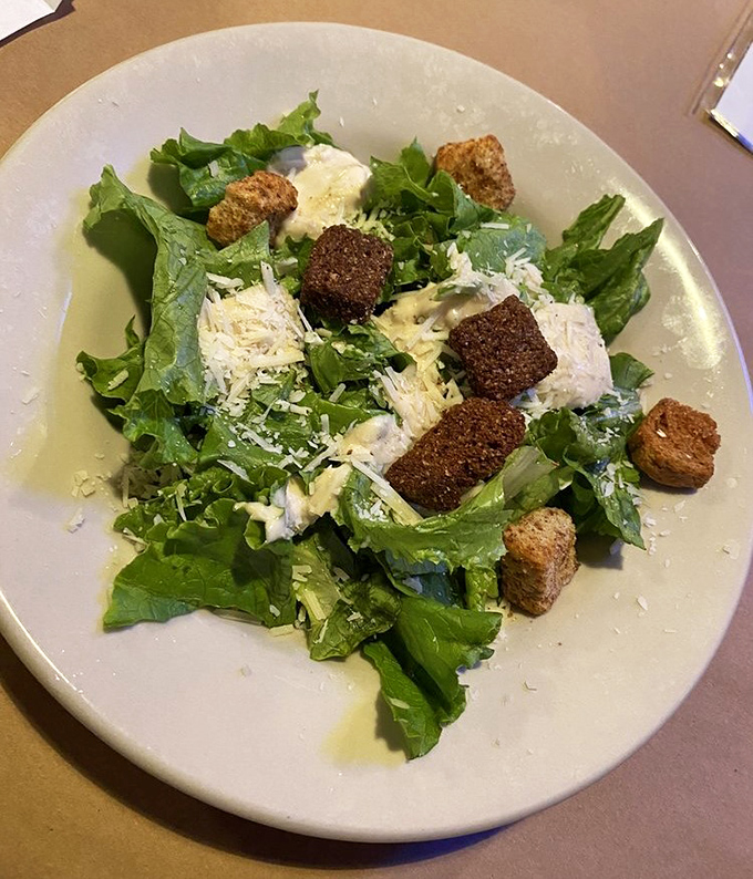 Even their salads mean business&mdash;fresh greens, house-made croutons, and enough cheese to remind you this is still comfort food.