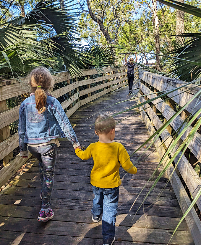 Nature's boardwalk invites little explorers to discover Florida's wild side, hand-in-hand with the next generation of environmental stewards.