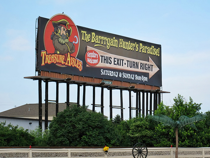 The iconic roadside billboard leaves no doubt &ndash; you've arrived at the promised land of deals, where "Bargain Hunter's Paradise" isn't just a slogan.