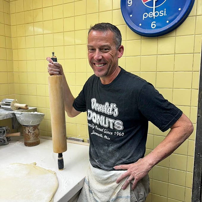 Behind every great donut is a dedicated craftsperson, armed with rolling pin and decades of know-how that no culinary school could teach.