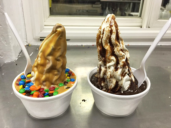 The eternal debate: peanut butter with M&Ms or hot fudge? At Dairy Palace, the correct answer is always "both."