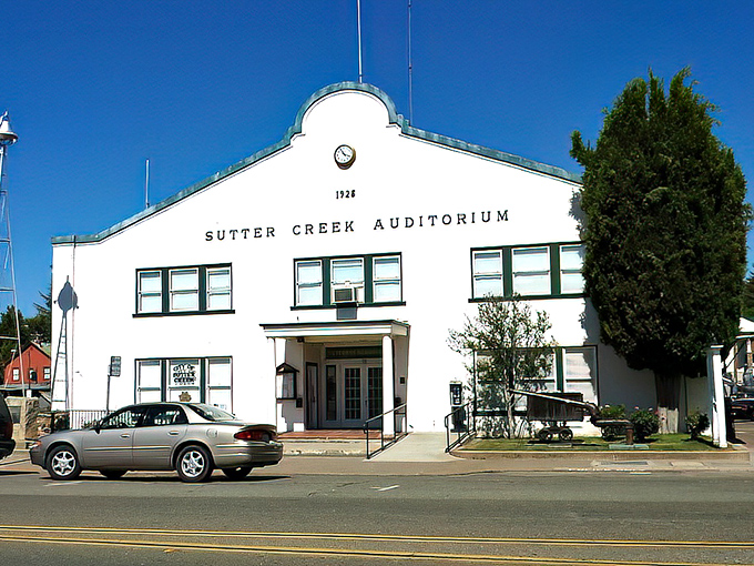 The Sutter Creek Auditorium has hosted community gatherings since 1926. If these walls could talk, they'd tell stories spanning nearly a century of local celebrations.