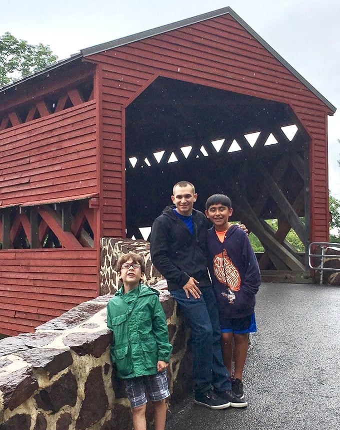 Rain can't dampen the enthusiasm of visitors discovering this architectural treasure&mdash;some history is worth getting a little damp for.