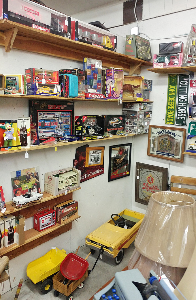 Childhood nostalgia overload! From pedal cars to vintage toys still in their packaging&mdash;proof that some treasures are too special to unwrap.