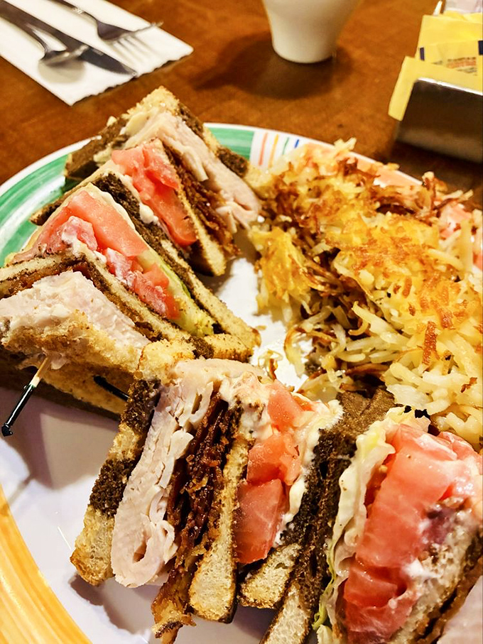 A club sandwich that's layered like a good story&mdash;with plot twists of turkey, bacon, and tomato between toasted chapter breaks.