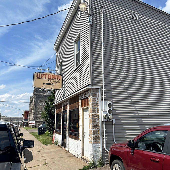 Uptown Cafe's modest exterior hides what locals know&mdash;sometimes the best breakfast in America comes from places without a social media manager.