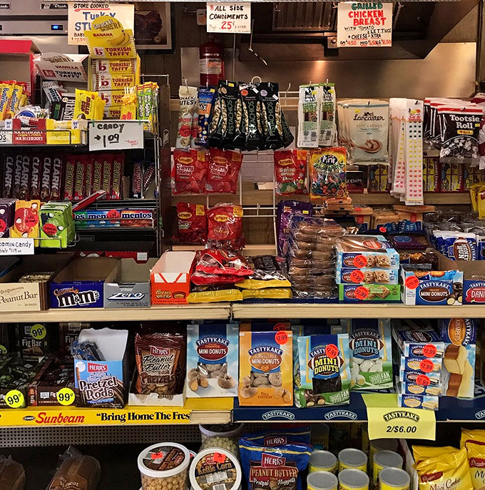 Shelves stocked with everything you need, because great delis understand convenience matters too.