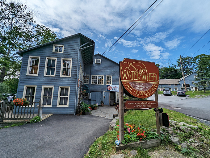 The Waterwheel Caf&eacute; isn't just serving meals &ndash; it's serving history in a building where water power once turned grain into flour.