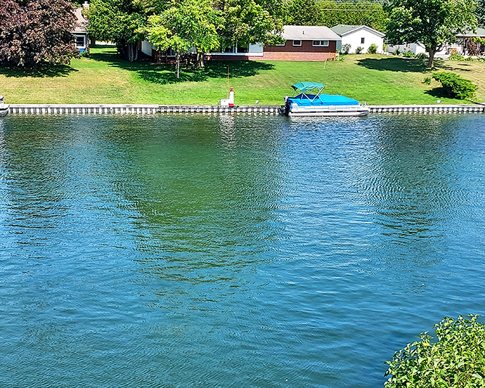 Waterfront living, Cheboygan style&mdash;where your backyard is a postcard and your commute might involve a pontoon rather than a Prius.